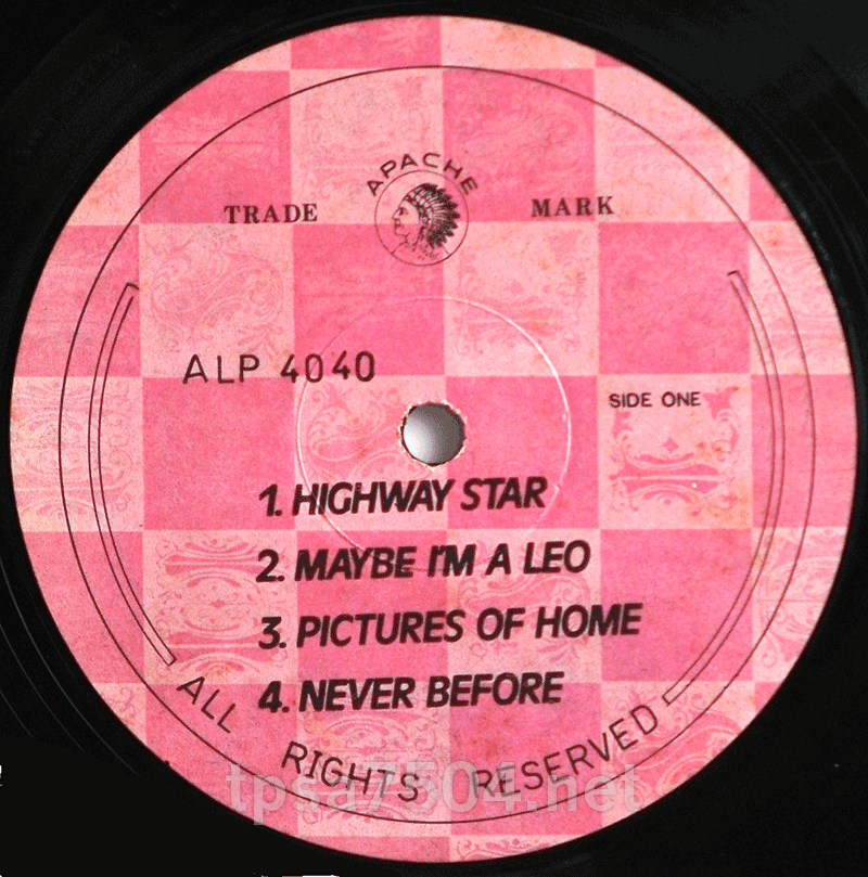 Malaysia (Apache label) | TPSA 7504